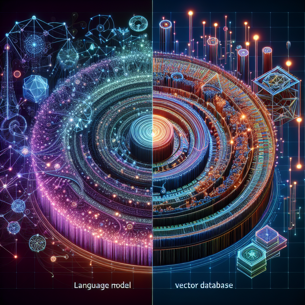 How do vector databases work with LLMs? A simplified explanation.